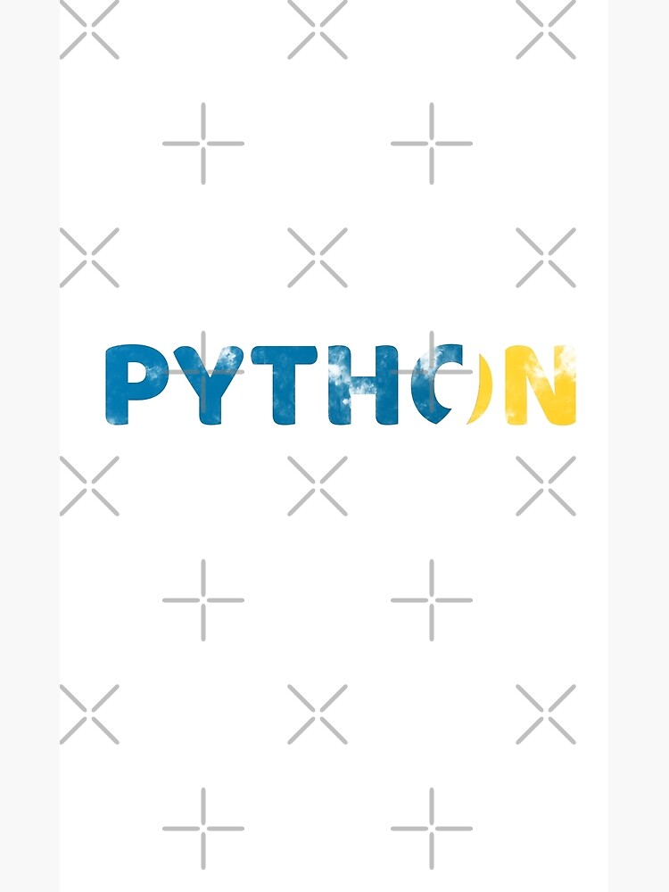 "Python logo" Poster by Mechalina | Redbubble