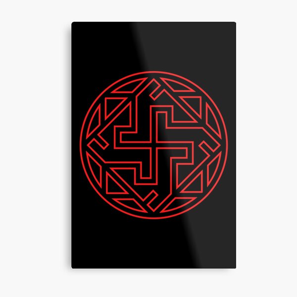 "Slavic Valkyrie Symbol Varangian Sign" Metal Print by Moviesinmyhead ...