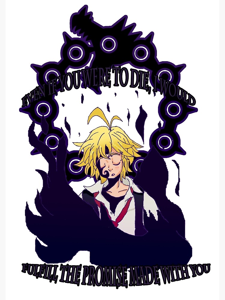 "Meliodas Sin of Wrath" Art Print by Artzombie | Redbubble