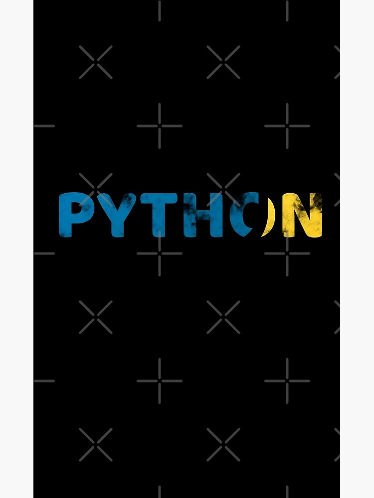 "Python logo" Poster by Mechalina | Redbubble