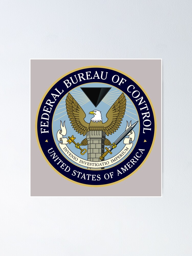 "FBC - Federal Bureau of Control" Poster by azolo | Redbubble
