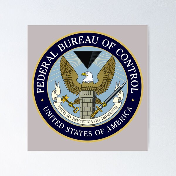 "FBC - Federal Bureau of Control" Poster for Sale by azolo | Redbubble