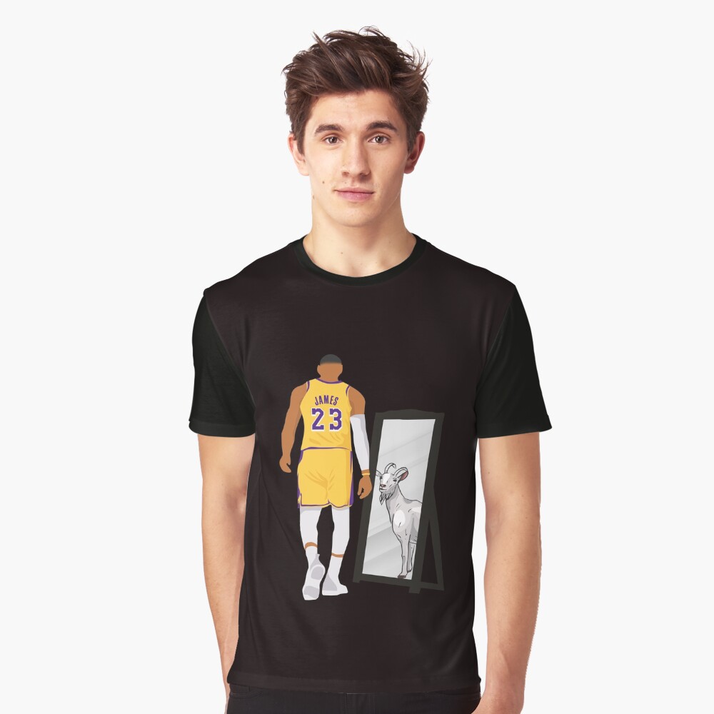 "LeBron James - LeGoat" Sticker by AYA-Design | Redbubble