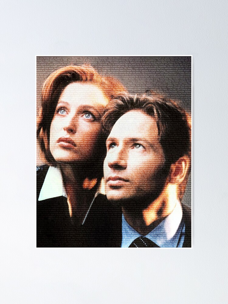 "X-Files" Poster for Sale by brooklevan | Redbubble