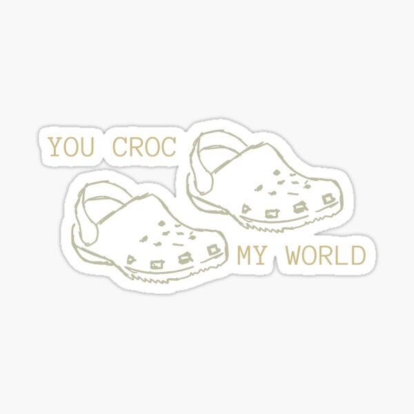 "Boho Inspired Croc Print" Sticker by candidandcosy | Redbubble