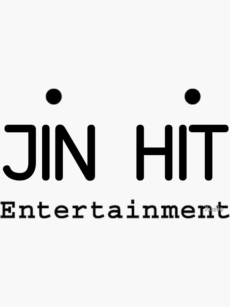 "Jin hit entertainment" Sticker by Xuelle | Redbubble