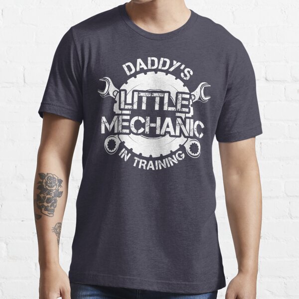 "Kids Daddy'S Little Mechanic In Training Kids Proud Dad Mechanic" T ...