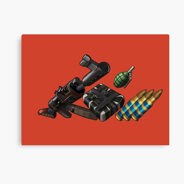 "Rust Weapons" Canvas Print for Sale by TurretedSloth | Redbubble