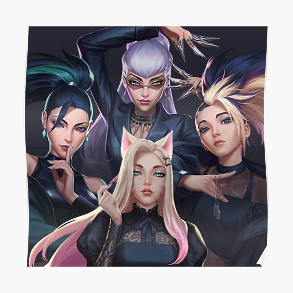 Pósters: Kda | Redbubble