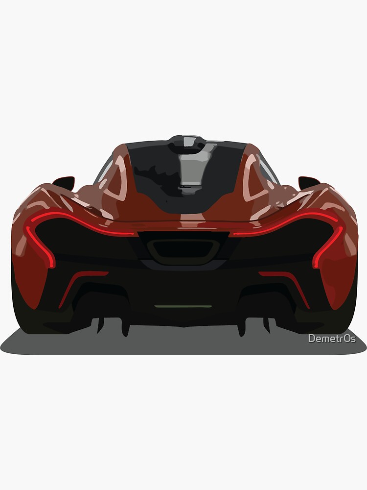 "McLaren P1" Sticker for Sale by Demetr0s | Redbubble