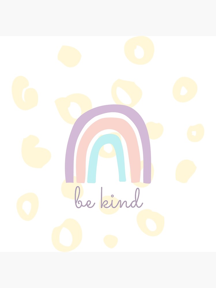 "Be Kind Rainbow" Poster by klag8 | Redbubble