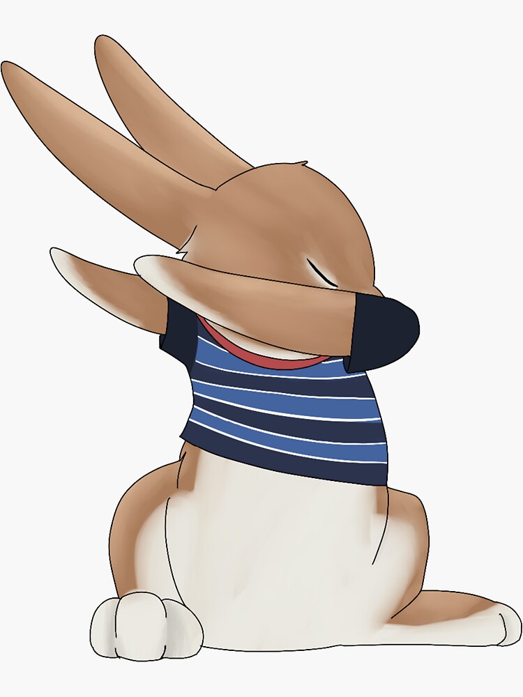 "Bunny swag" Sticker for Sale by ajmelsa | Redbubble