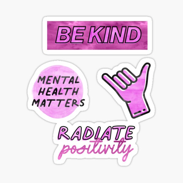 "purple pack positivity pack" Sticker for Sale by summerpositif | Redbubble