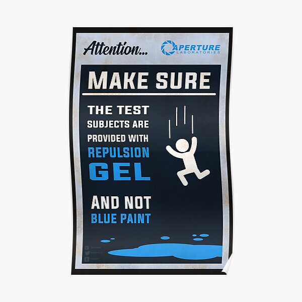 Aperture Science Posters | Redbubble