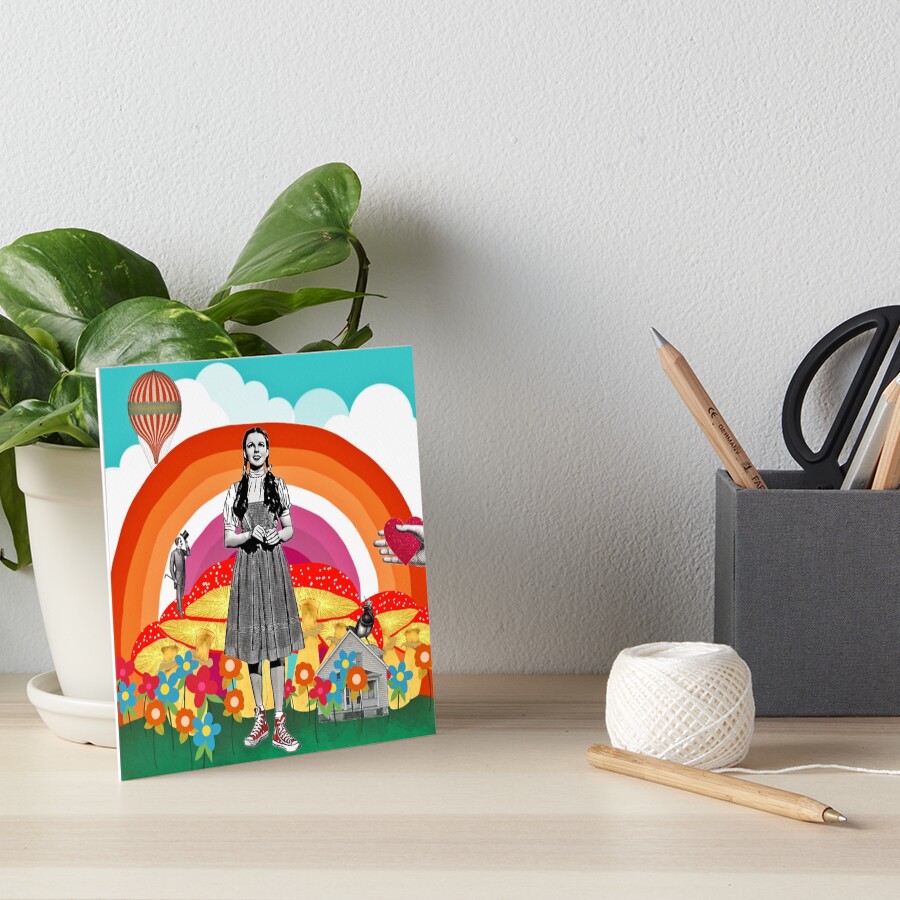 "Somewhere over de rainbow, Digital Colage" Art Board Print by ...