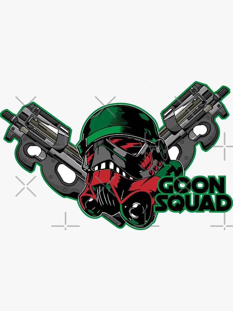 "Goon Squad Trooper" Sticker for Sale by SiixIndustries | Redbubble