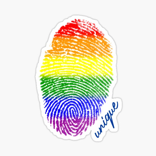 "Uniquely Gay - LGBTQ Pride" Sticker for Sale by Edography | Redbubble