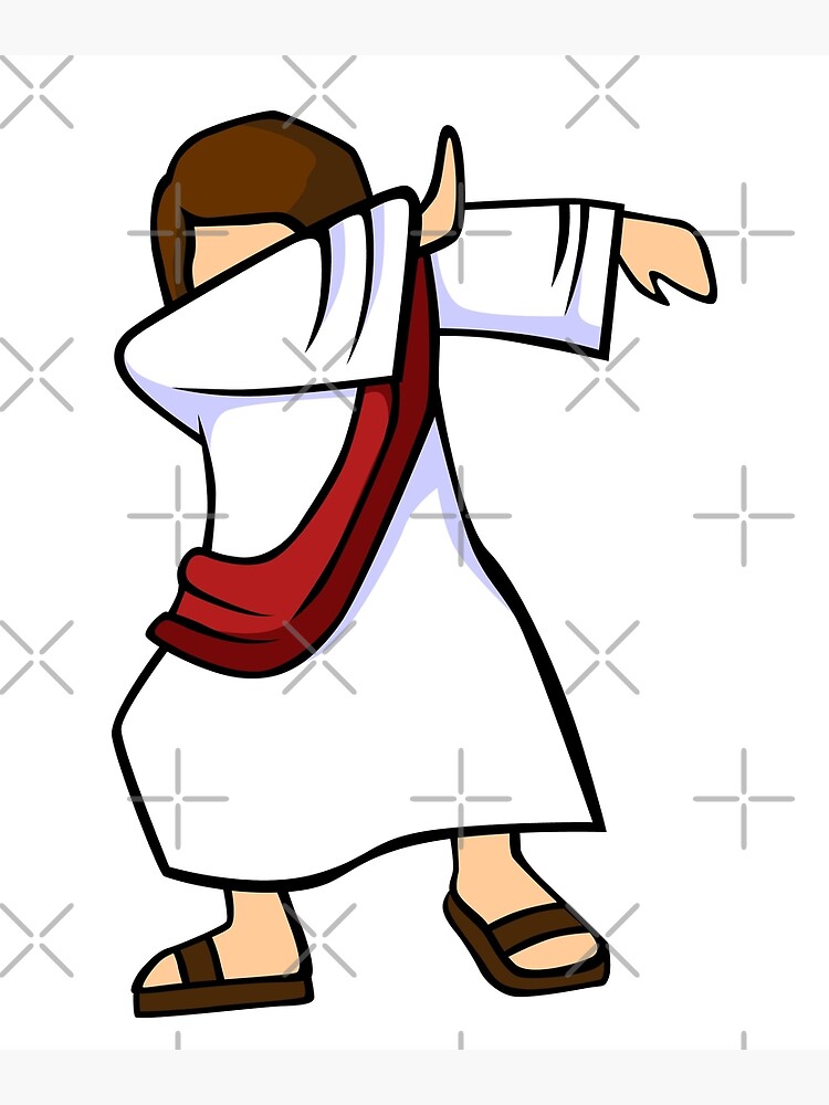 "Dabbing Jesus Christian Dab Dance" Poster by TeeVision | Redbubble