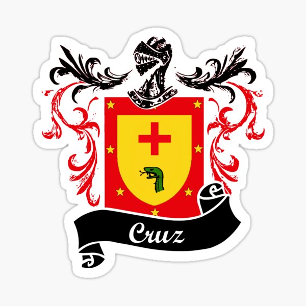 "Cruz Coat of Arms" Sticker by ljrigby | Redbubble