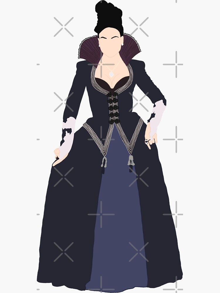 "Regina purple dress once upon a time art" Sticker for Sale by ...