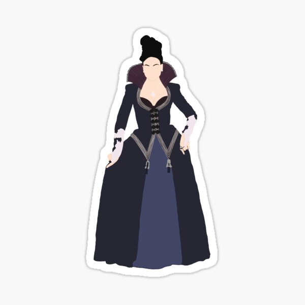 "Regina purple dress once upon a time art" Sticker for Sale by ...
