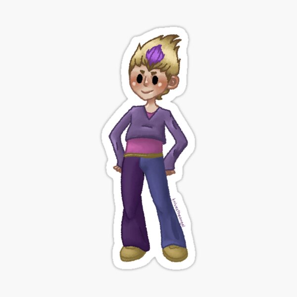 "Odd Della Robbia Code Lyoko" Sticker by knivestheangel | Redbubble
