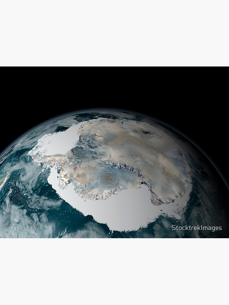 Póster «El continente helado de la Antártida y su hielo marino ...