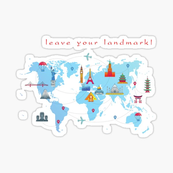 "Landmark" Sticker by yarbundar | Redbubble