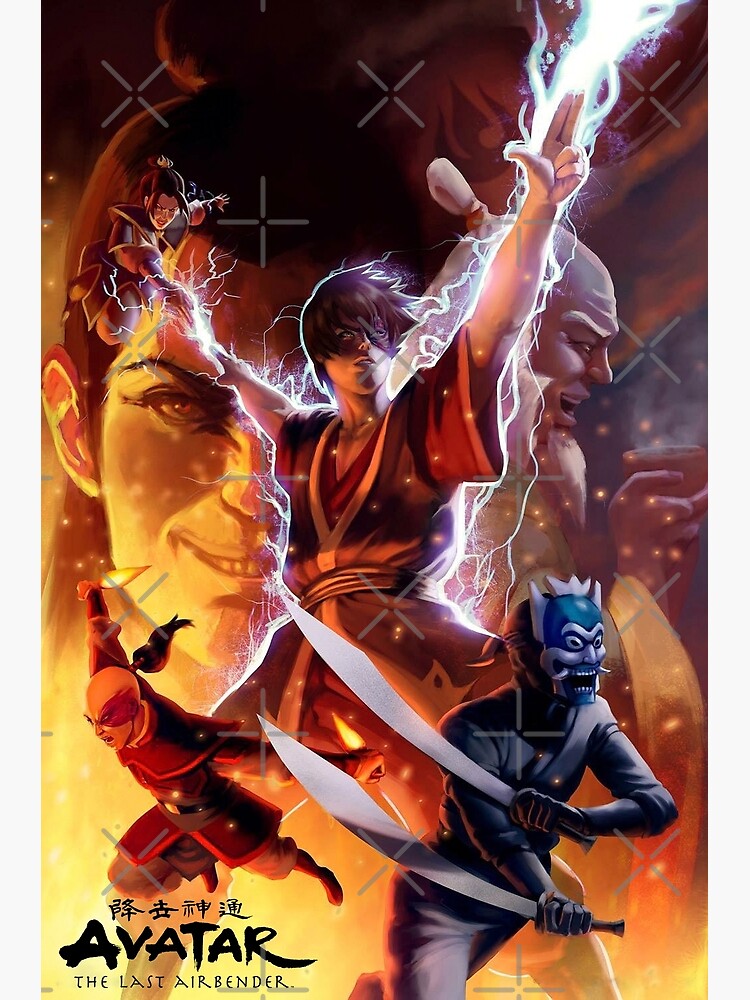 "Blue Spirit Mask , Zuko Avatar the last airbender" Art Print for Sale ...