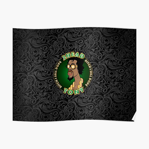 "2HEAD" Poster for Sale by hardface | Redbubble