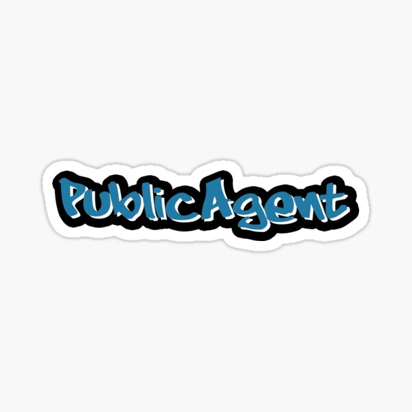 "Public Agent" Sticker by ARSHGLNO | Redbubble