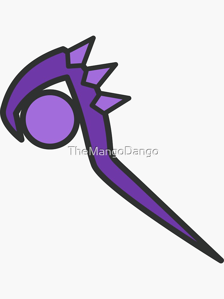 "FFXIV + MONHUN Inspired Black Mage Weapon " Sticker for Sale by ...