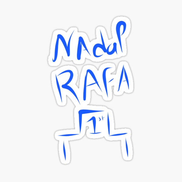"Tennis sticker rafa nadal" Sticker for Sale by Arbeautyt | Redbubble
