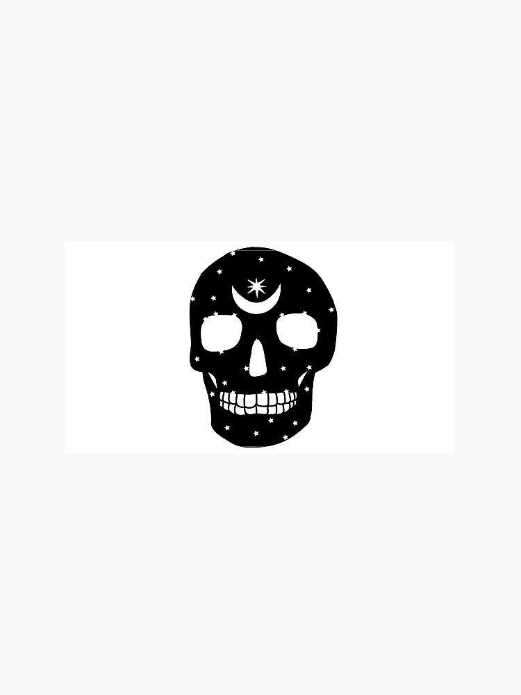 "Celestial Skull" Sticker by Cartimay | Redbubble