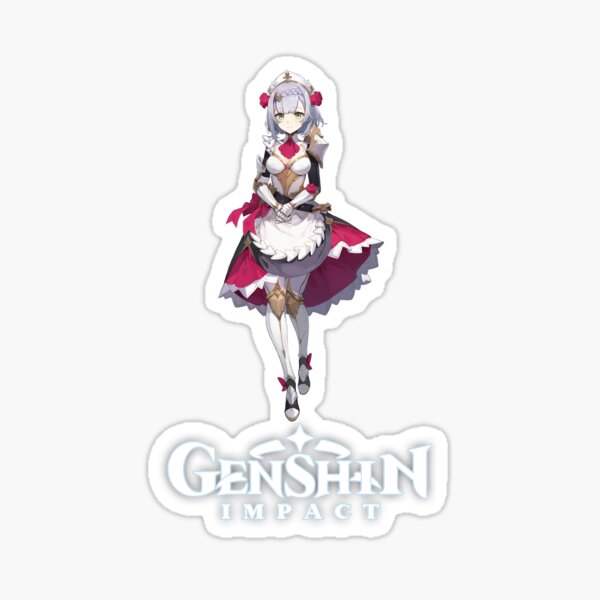 "Noelle - Genshin Impact" Sticker by RetroTrainer | Redbubble