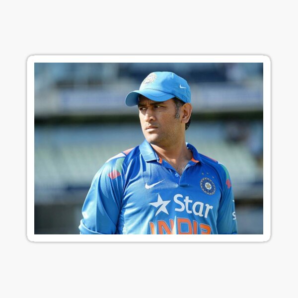"Ms dhoni " Sticker for Sale by GURUSTYLE | Redbubble