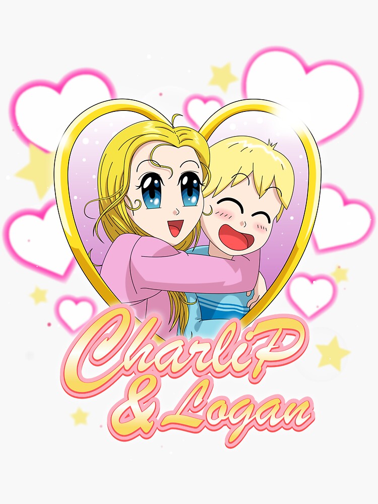 "Charli & Logan" Sticker by profoundvisuals | Redbubble