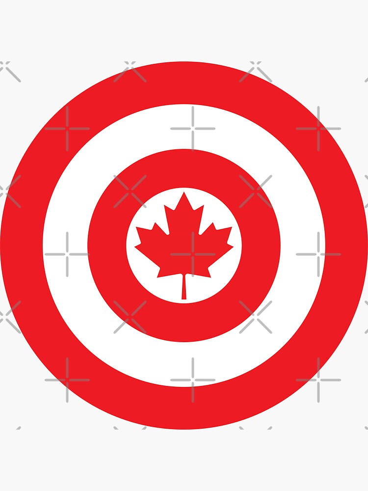 "Captain Canuck " Sticker by Ralroost | Redbubble