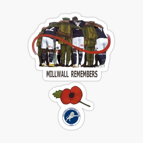 "Millwall Remembers" Sticker by MSC-Russia | Redbubble