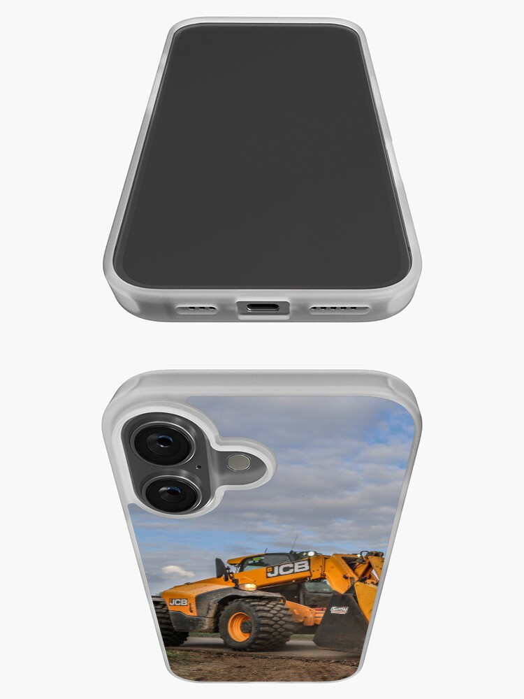 "JCB Telehandler with Suton Scraper" iPhone Case for Sale by Joe Lovell ...
