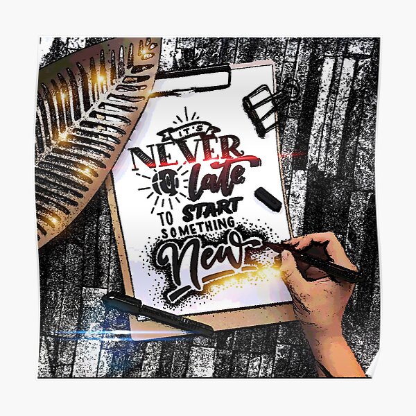 "Motivational Slogan" Poster for Sale by Arthouse09 | Redbubble