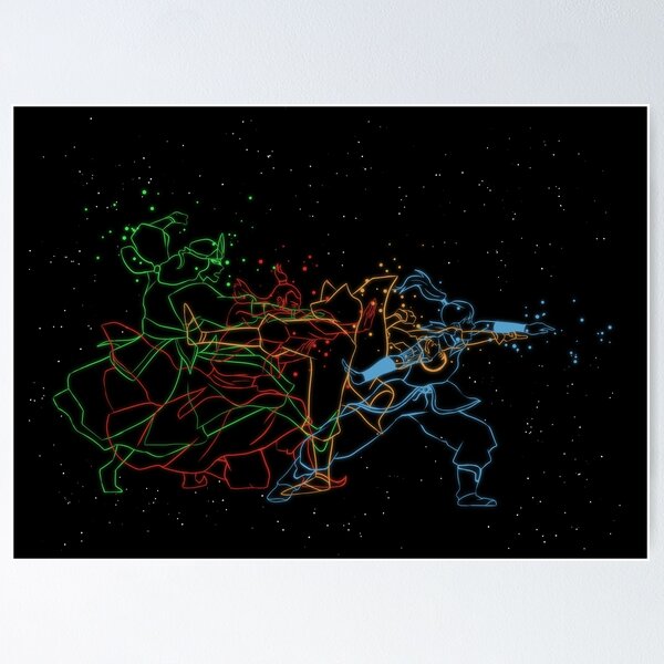 "Power of the Avatars" Poster for Sale by silentrebel | Redbubble