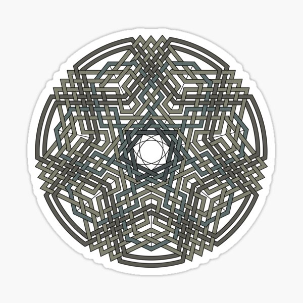 "Heptagram seven point of star" Sticker by arioscraft | Redbubble