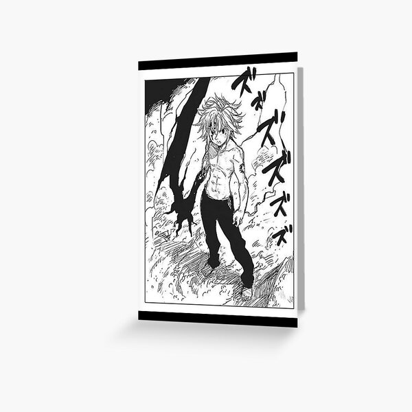 "Meliodas Manga Panel" Greeting Card by narcocynic | Redbubble