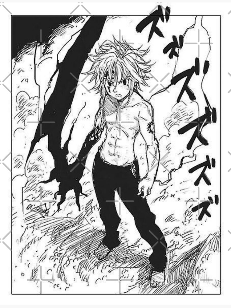"Meliodas Manga Panel" Sticker for Sale by narcocynic | Redbubble