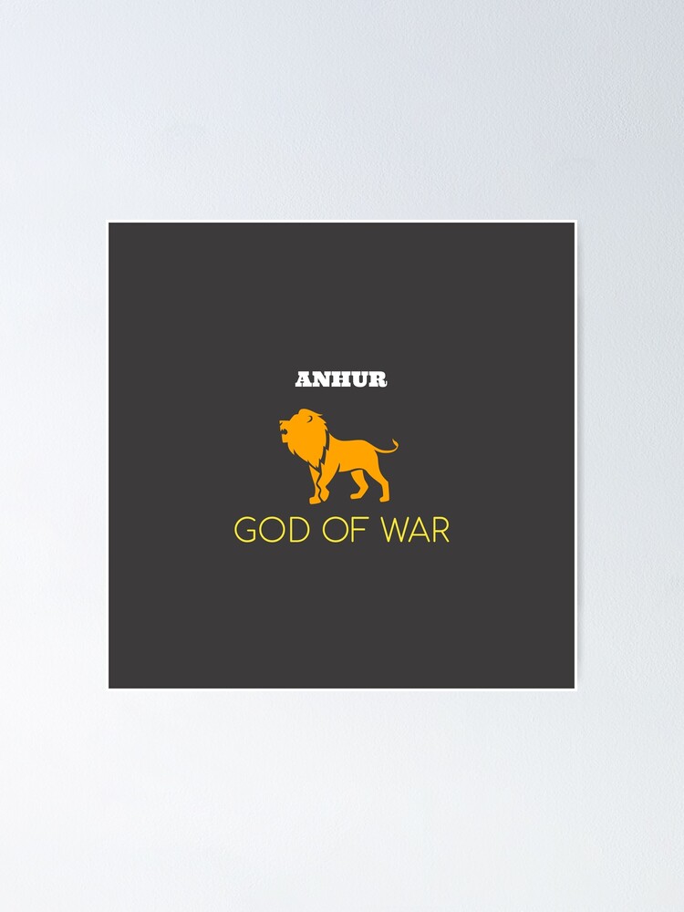 "ANHUR - God of War" Poster by Artistville | Redbubble