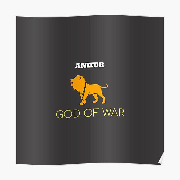 "ANHUR - God of War" Poster by Artistville | Redbubble