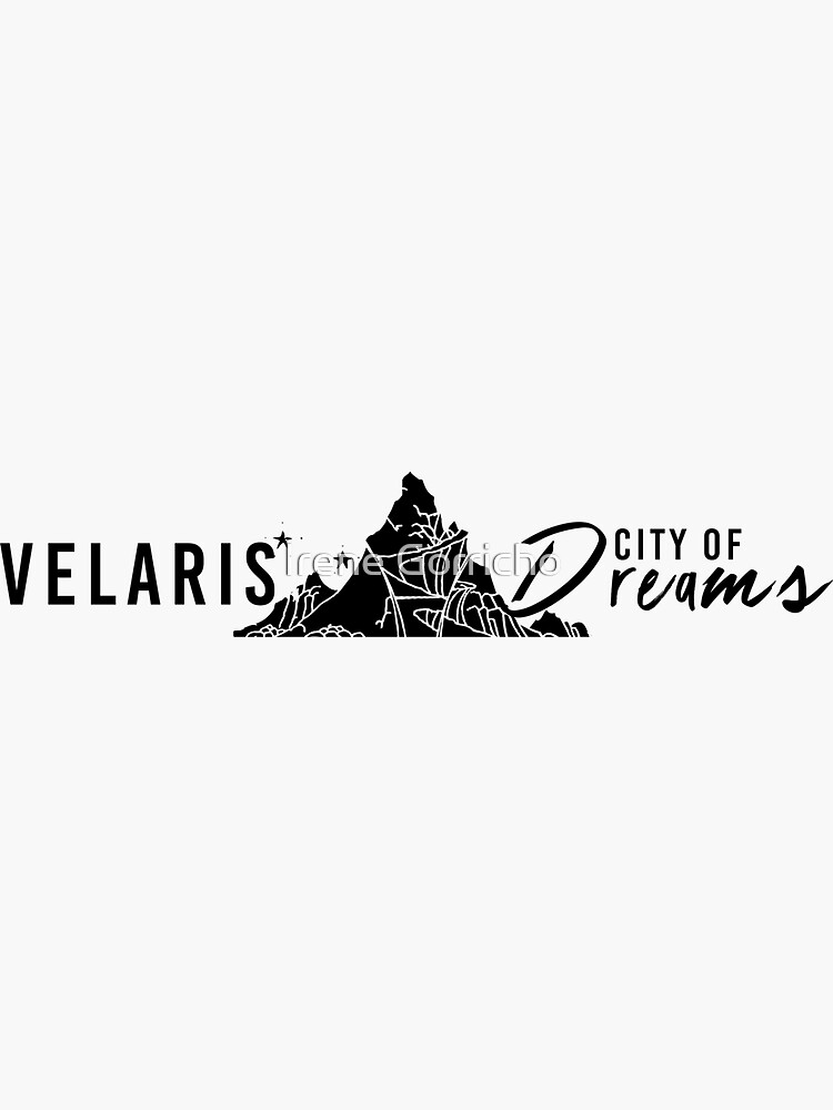 "Velaris" Sticker by GORRITXO | Redbubble