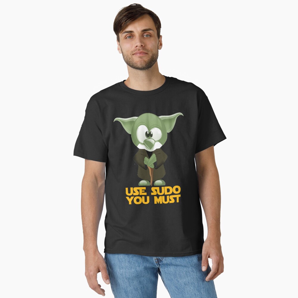 "Linux Penguin - Use Sudo You Must" Sticker for Sale by clubtee | Redbubble