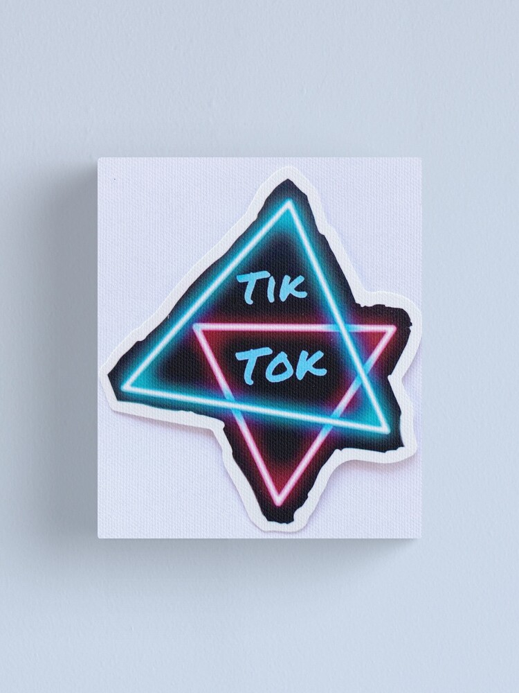 "AESTHETIC TIK TOK LOGO PACK OF STICKERS" Canvas Print for Sale by ...